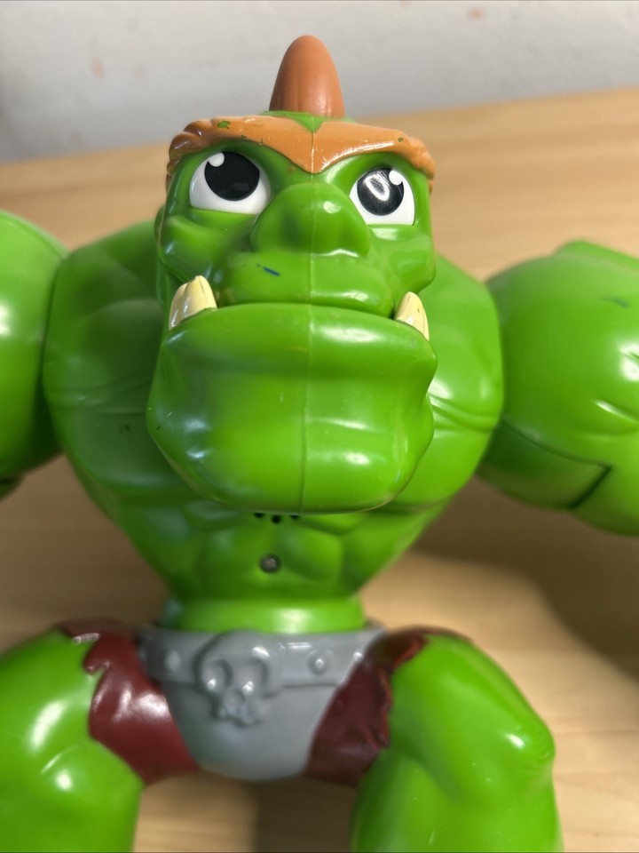 Fisher Price Mattel Imaginext Eagle Talon Castle Ogre Green Stomp Chomp ...