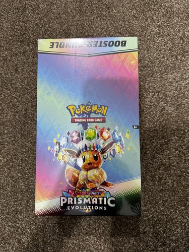 Pokémon TCG: Prismatic Evolutions Booster Bundle Display Case Sealed ...
