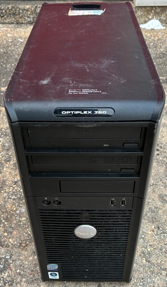 Dell OptiPlex 760 Desktop PC Intel Core 2 Duo Processor No HDD For ...