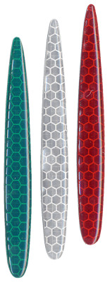 Stickers 3D Reflective for Motorcycle Arrows Tricolor 3 Pcs | eBay