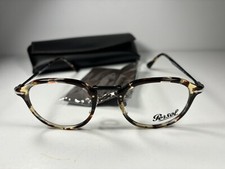 PERSOL Men's TORTOISE EYEGLASSES FRAMES GLASSES ITALY 3107-V 1058 47-22 ...