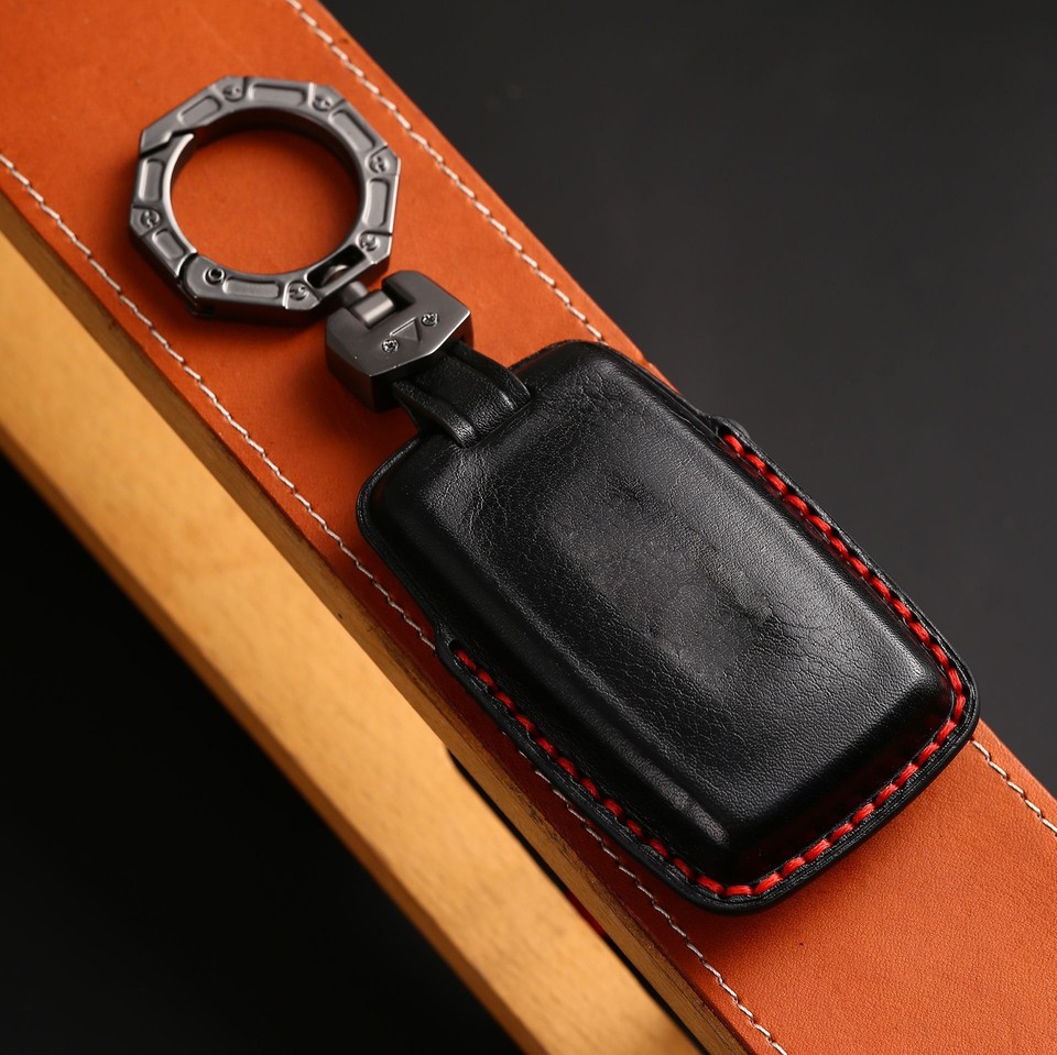 Real Leather Car Key Case Cover For Land Rover Range Rover For Jaguar E ...