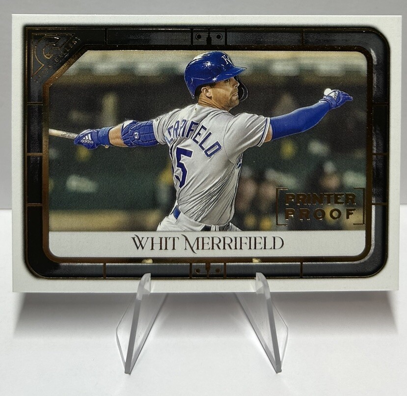 WHIT MERRIFIELD 2021 Topps Gallery Baseball Card Printer Proof SP CARD ...