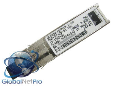 GENUINE CISCO ONS-SI-2G-S1 - SFP OC48/STM16 SR1 1310nm - LIFETIME ...