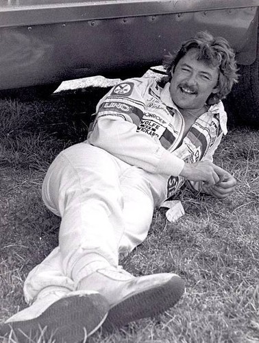 Tim Richmond relaxes before the start of the Goody's 500. Richmond ...