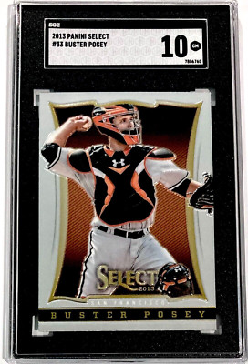 2013 Panini Select #33 Buster Posey SGC 10 GEM MINT | eBay
