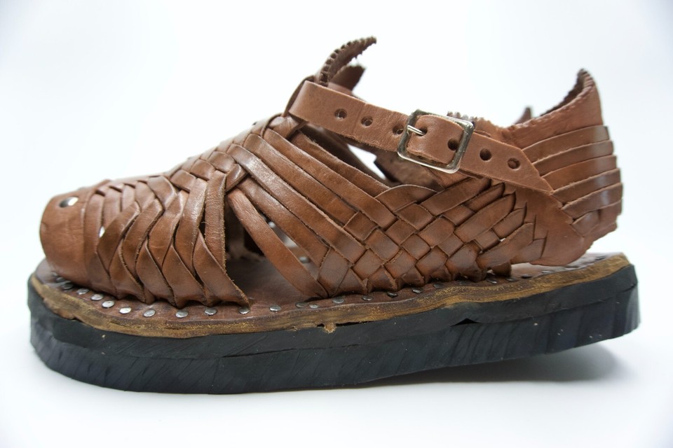 HUARACHE PIHUAMO ALL TERRAIN DOUBLE SOLE BROWN RETRO VINTAGE ACME ...