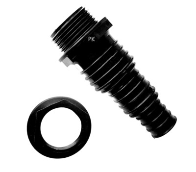 Barbed Tank Connector Threaded Nut BSP 25mm 1" x 32 25 20mm Hosetail ...