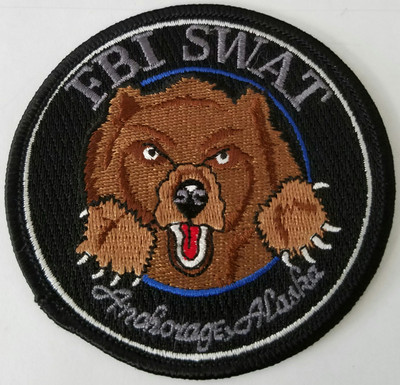 DOJ FBI Federal Bureau of Investigation SWAT Anchorage Alaska Cloth ...