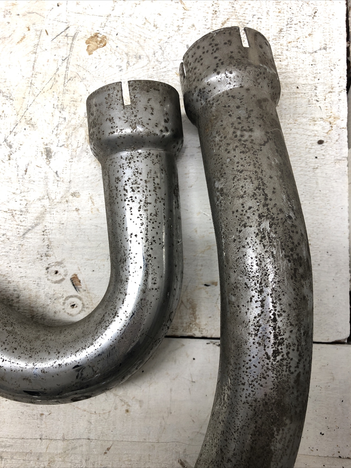 Harley Early Sportster Dual Exhaust Pipes Pipe XL XLH 900cc BUCO !! NOS ...