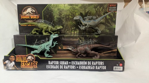 Jurassic World Raptor Squad Blue Charlie Delta Echo Velociraptor ...