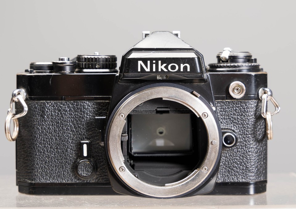 Refurbished Nikon FE Black, 35mm SLR Film Camera Body , Overhauled ...
