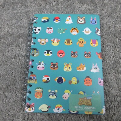 Nintendo Animal Crossing Spiral Journal Notebook Character All Over ...