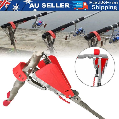 Fishing Rod Holder Automatic Spring Tip-Up Hook Setter Pole Tackle ...