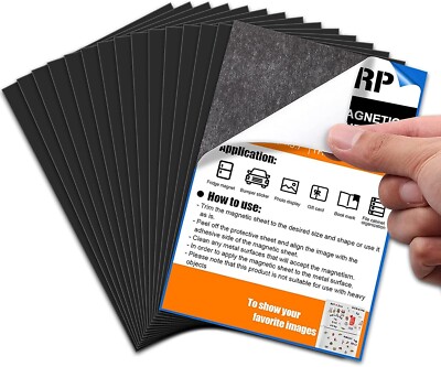 15 Pack Magnetic Sheet with Adhesive Displate Replacement Magnets ...
