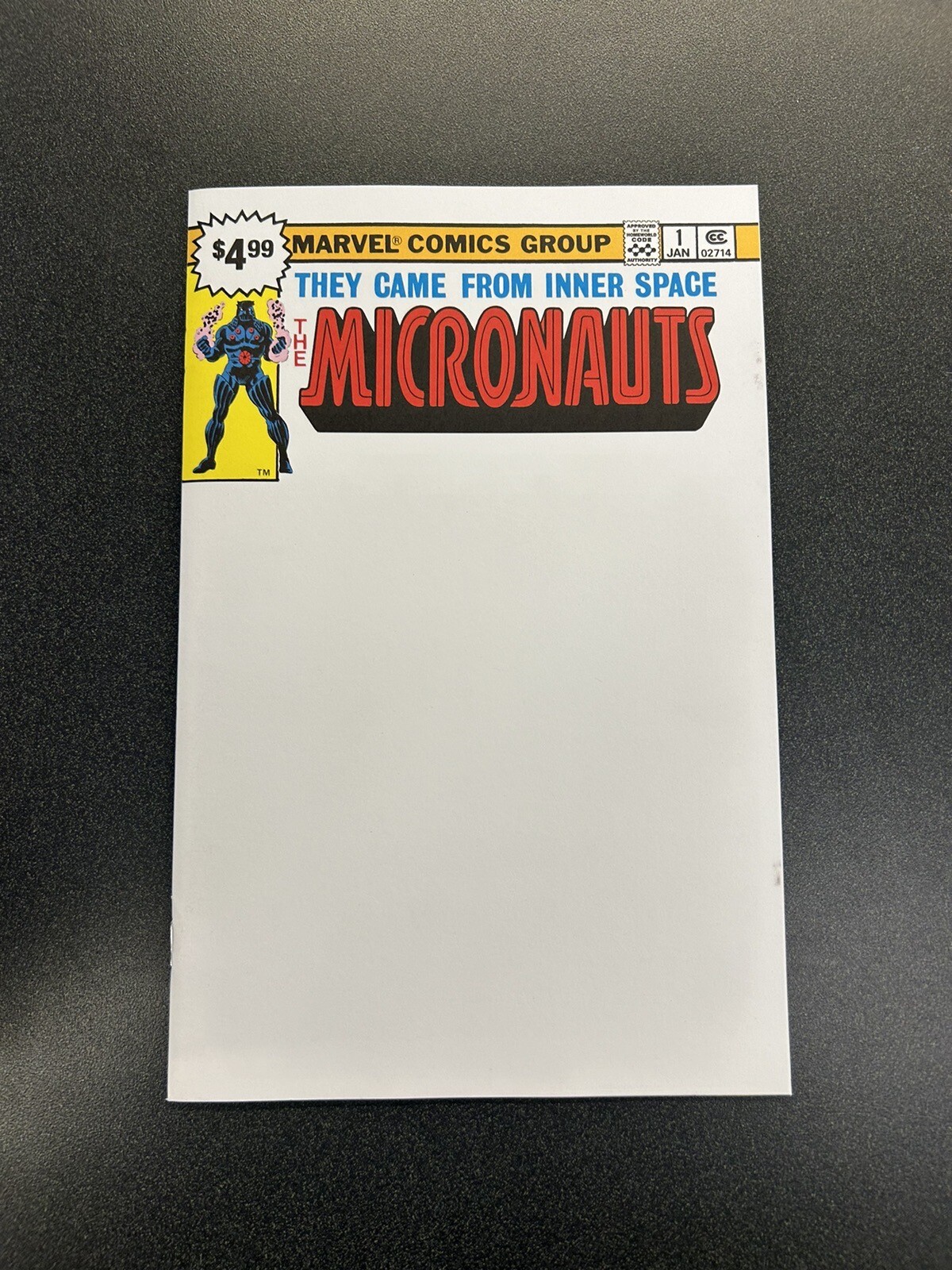 Marvel Micronauts (1979) #1 FACSIMILE BLANK Sketch Cover Variant TC4 | eBay