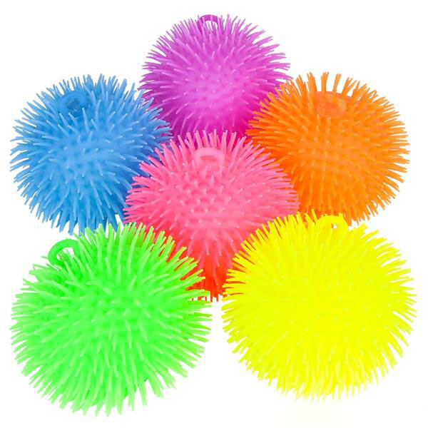 1 Dozen 9" Jumbo Puffer Ball Squeeze Squishy Sensory Fidget Toy Kids ...
