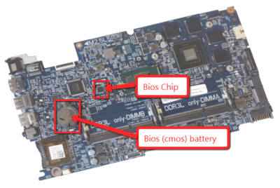 BIOS chip for Dell Inspiron 7437, 7537, 7737, For motherboard: DOH50 ...