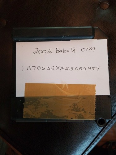2001-2004 Dodge Dakota Central Timing Body Control Module P/N ...