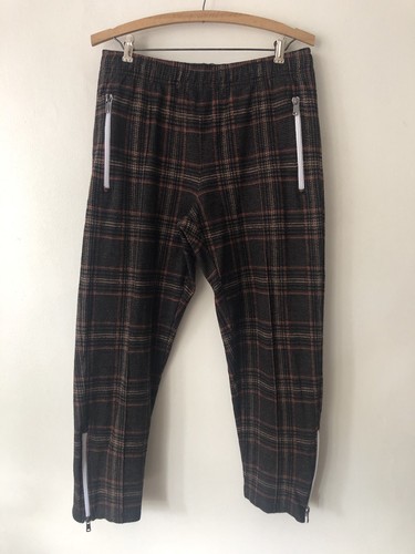 Todd Snyder Wool Cotton Houndstooth Plaid Fitted Jogger Track Pants ...