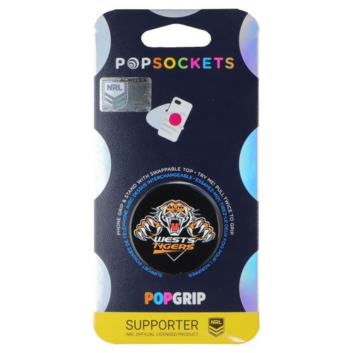 PopSockets PopGrip Expanding Stand Grip w/ Swappable Top - NRL West ...