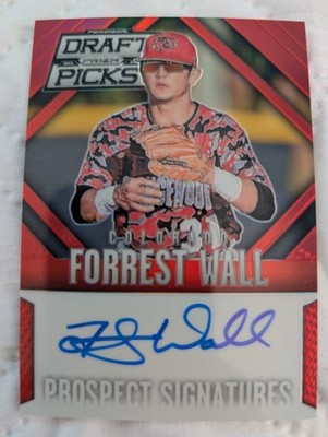 FORREST WALL 2014 Panini Prizm Draft Picks AUTO RED /100 AUTO Card PWE ...