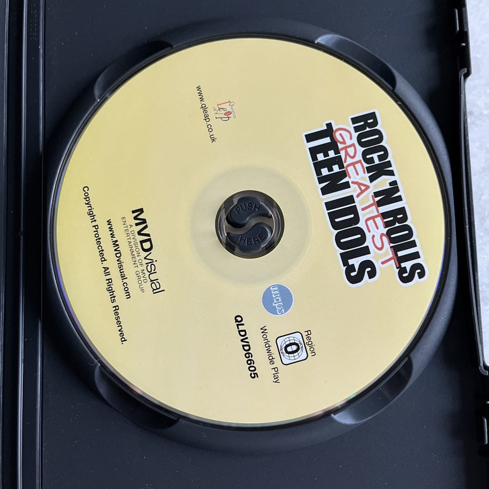 Rock N Rolls Greatest Teen Idols (DVD, 2007) Live Rock n Roll Palace ...