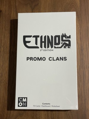 Ethnos Board Game 2nd Edition / Promo Clans / CMON / ETN-PR01 / Second ...