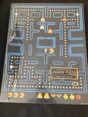 1982 SPRINGBOK Jigsaw puzzle PAC-MANIA! 500+ pieces Pac Man Vintage ...
