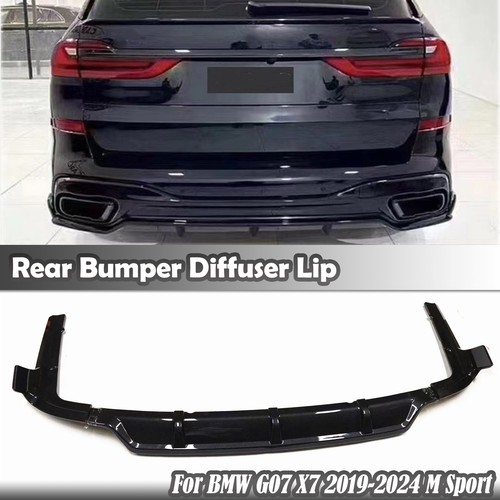 Gloss Black Rear Lower Bumper Diffuser Spoiler Kit For BMW G07 X7 Sport ...