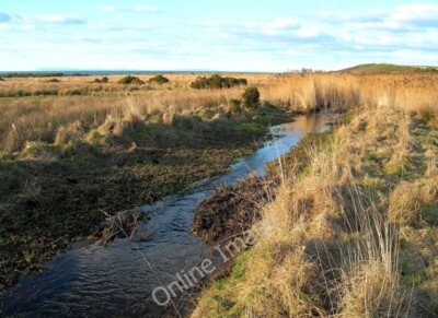Photo 6x4 Marshland Drain Near Braid Port Emer's Isle Crossing this ...