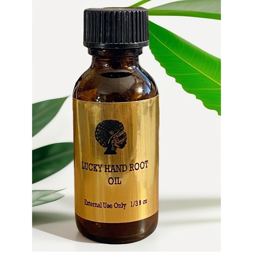 Unscented Lucky Hand Root Oil with 1 Root Intended for Spiritual ...