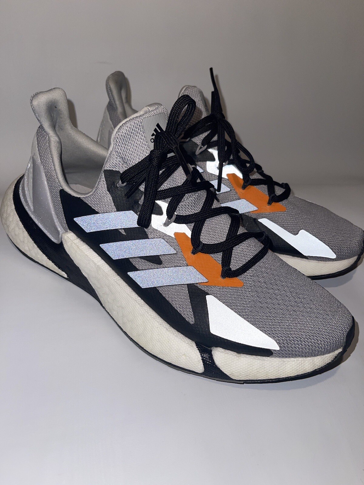 Adidas X9000L4 Boost Running Sneakers Shoes Grey Metallic Orange FW8414 ...