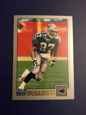 2001 Topps #53 MUHSIN MUHAMMAD Carolina Panthers Mint Great Card ! | eBay
