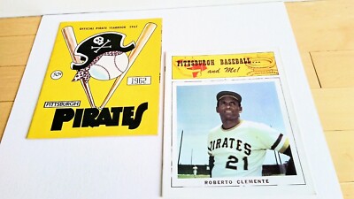1962 Pittsburg Pirates Yearbook w/ 1973 Pittsburg Baseball Magazine R ...