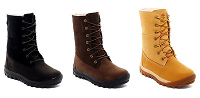 Timberland Women's Woodhaven Roll Down Boots shearling insulated | eBay
