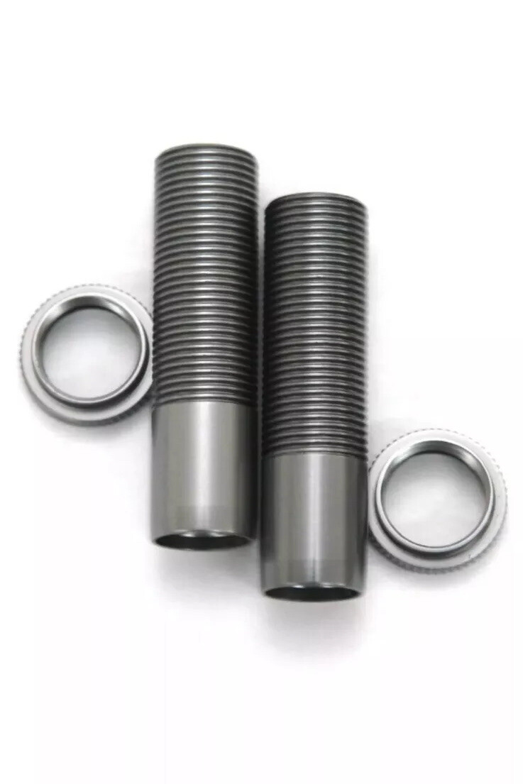 STRC Aluminum Shock Body w/Spring Collar Set Gunmetal Axial Wraith/RR10 ...