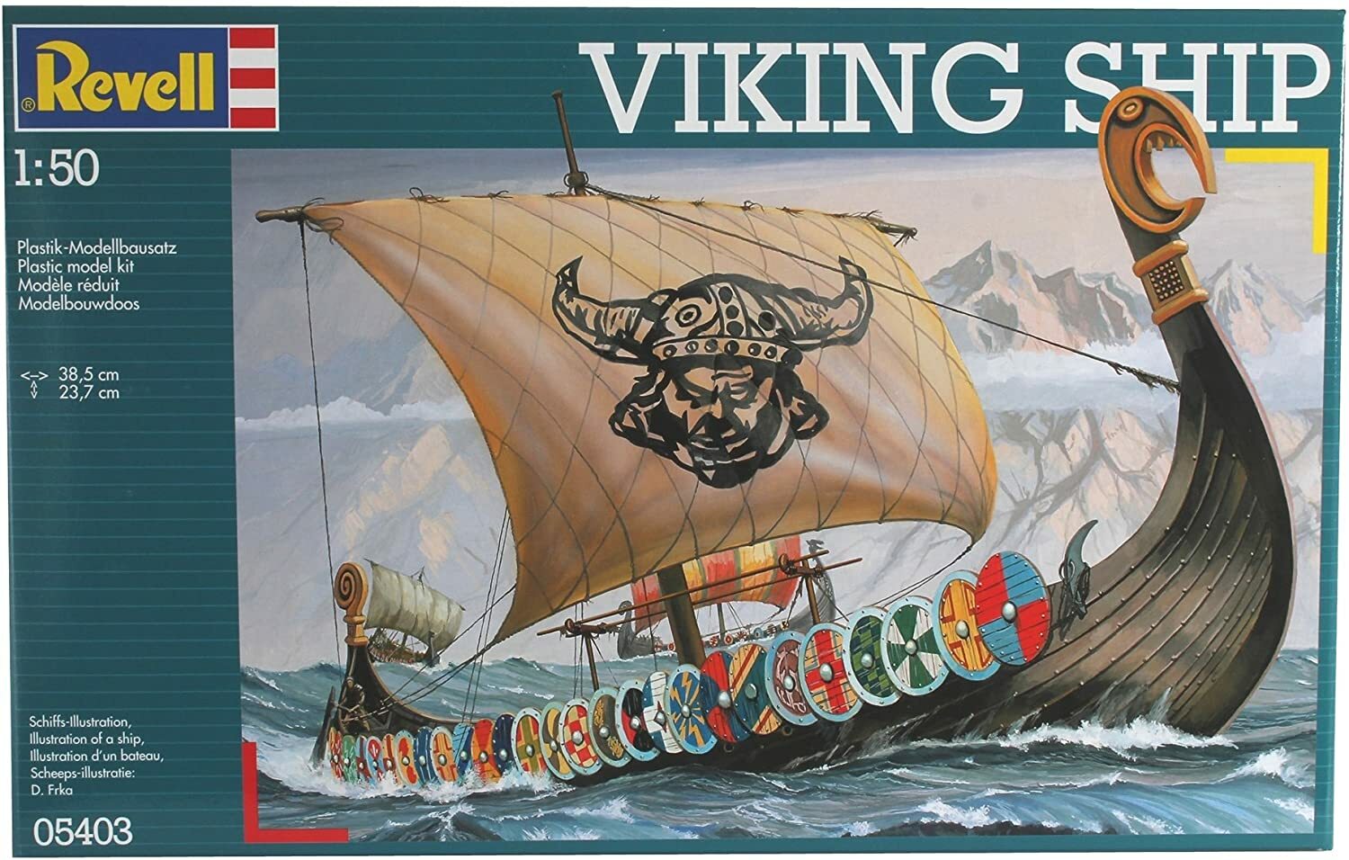 Revell model Viking longship Vikings boat Scandinavian vessel ...