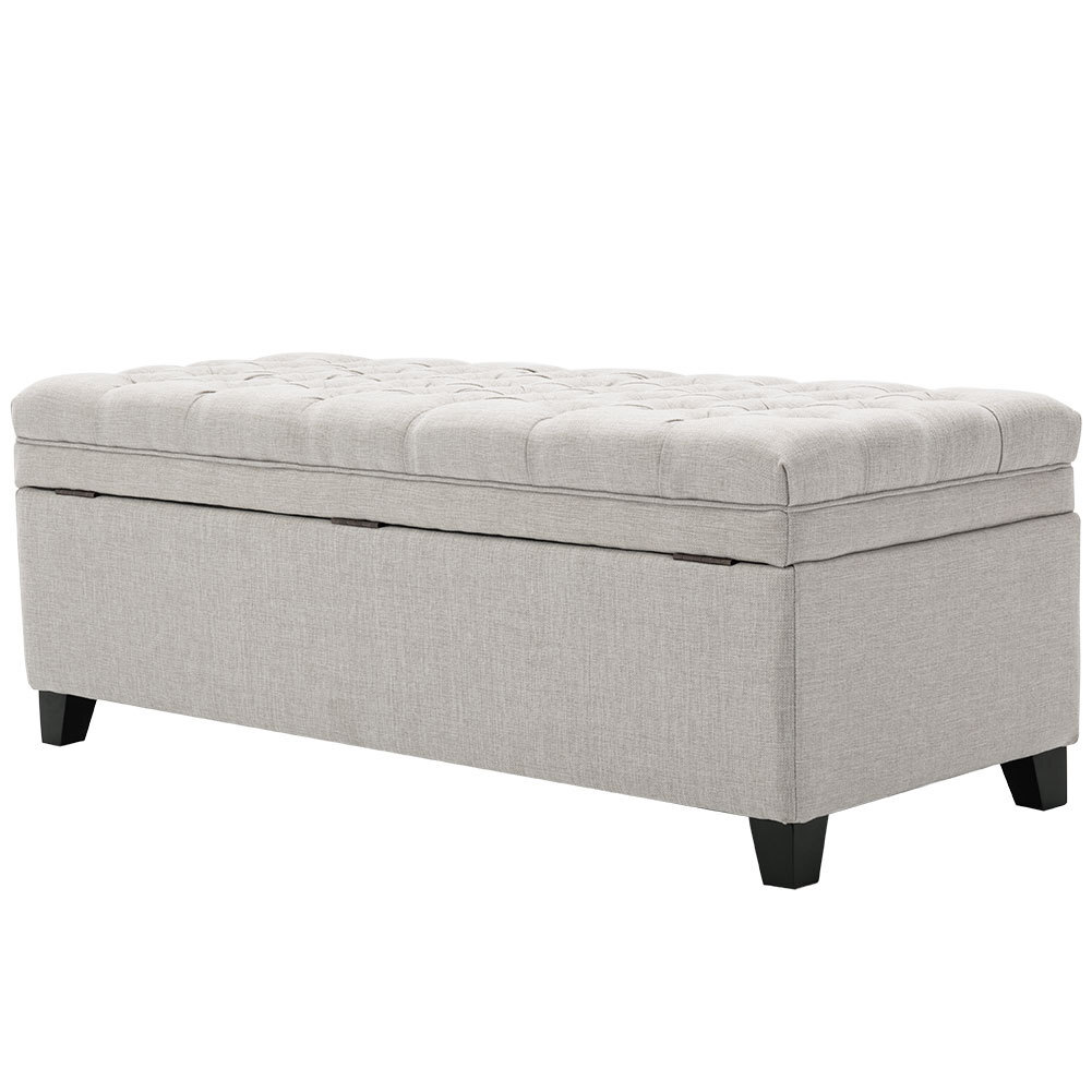 Chesterfield Storage Ottoman Footstool End of Bed Sofa Bench Window ...