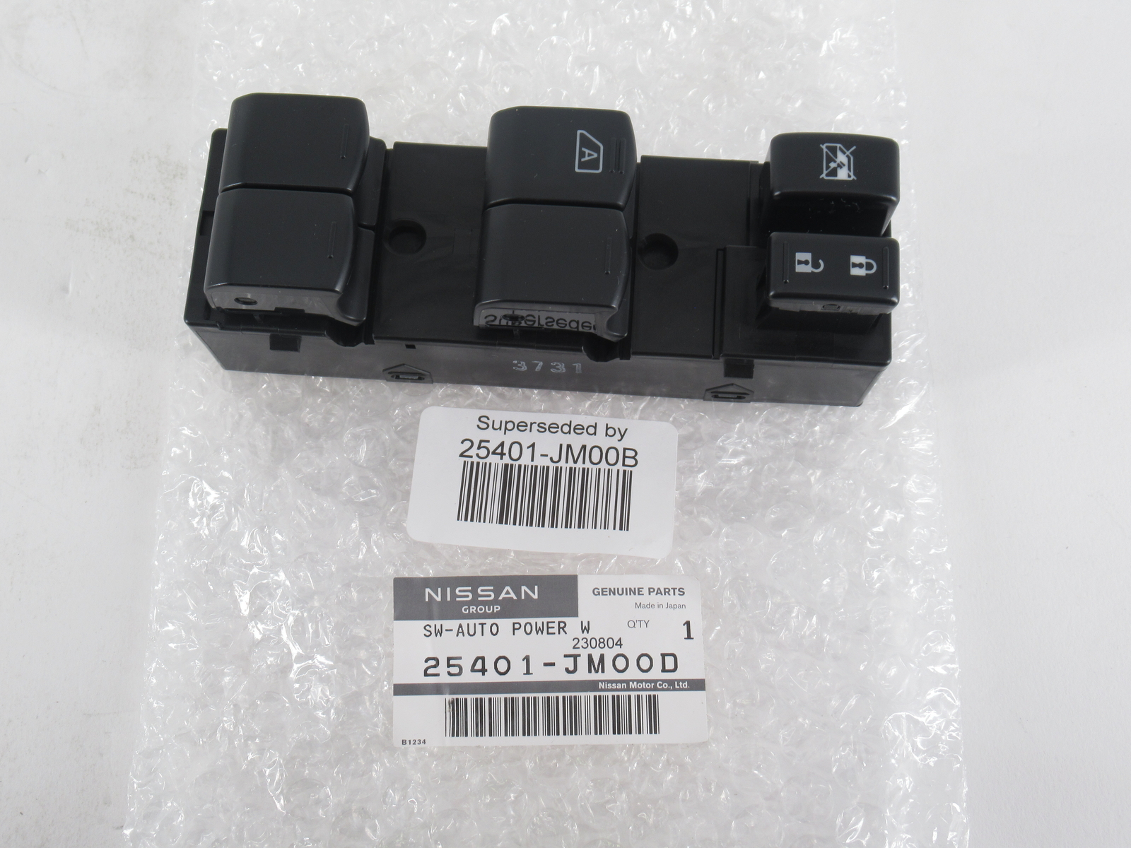 Genuine OEM Nissan 25401-JM00B Driver LH Master Window Switch 2008-2010 ...