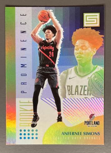 ANFERNEE SIMONS 2018-19 Panini Status Rookie Prominence - 23 | eBay