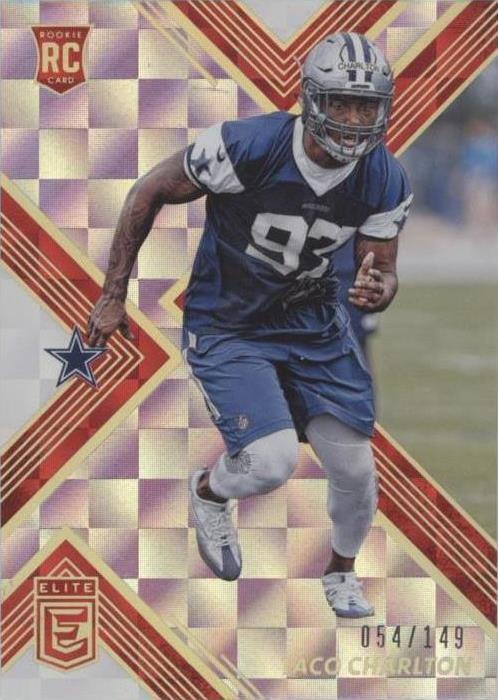 2017 Donruss Elite - Rookies Taco Charlton #134 Red /149 (RC) for sale ...
