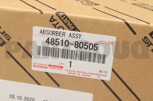 4851080505 Genuine Toyota ABSORBER ASSY, SHOCK, FRONT RH 48510-80505 | eBay