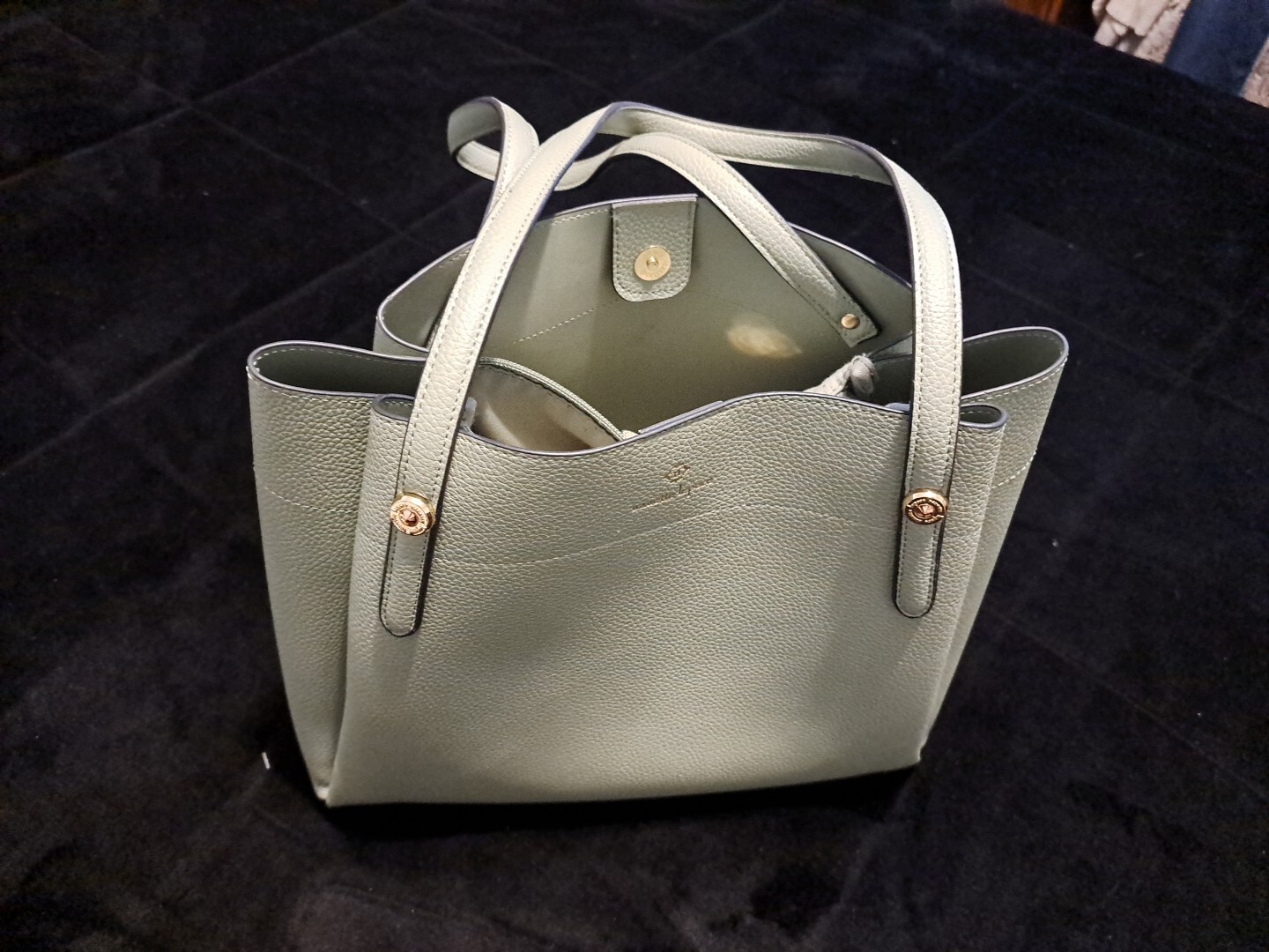 Nanette Lepore Colleen triple section Purse Handbag g… - Gem