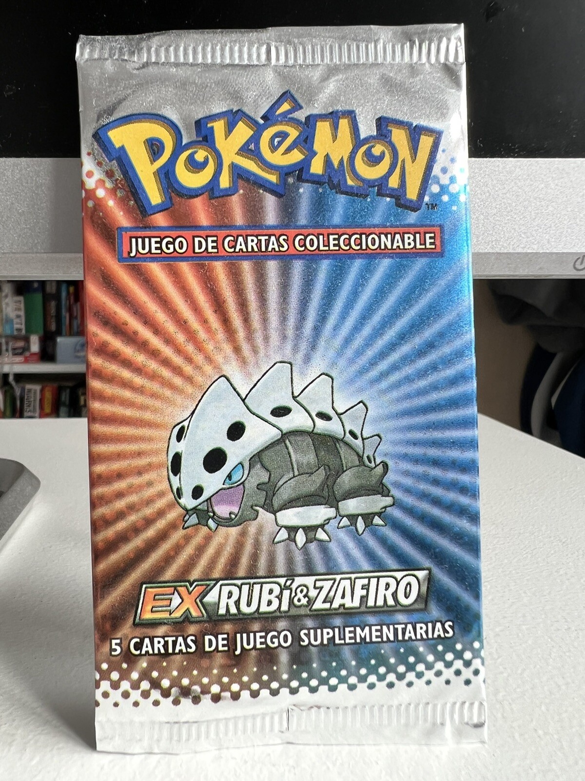 EX Ruby & Sapphire Booster Pack Spanish Pokemon 2004 Sealed Unweighted ...
