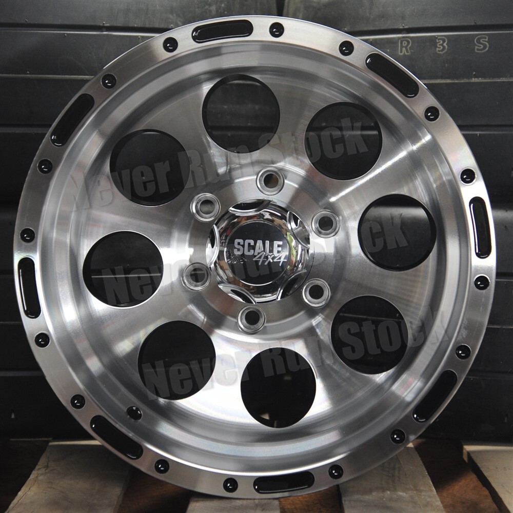 16x10 6x5.5 6x139.7 -27 OFFSET SCALE 4x4 S52 4x One Piece Cast Machined ...