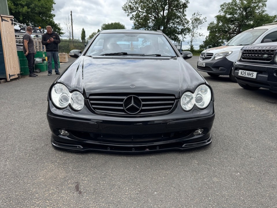 2002 MERCEDES BENZ CLK500 modified 5.0 V8 AUTO COUPE JET BlACK | eBay UK
