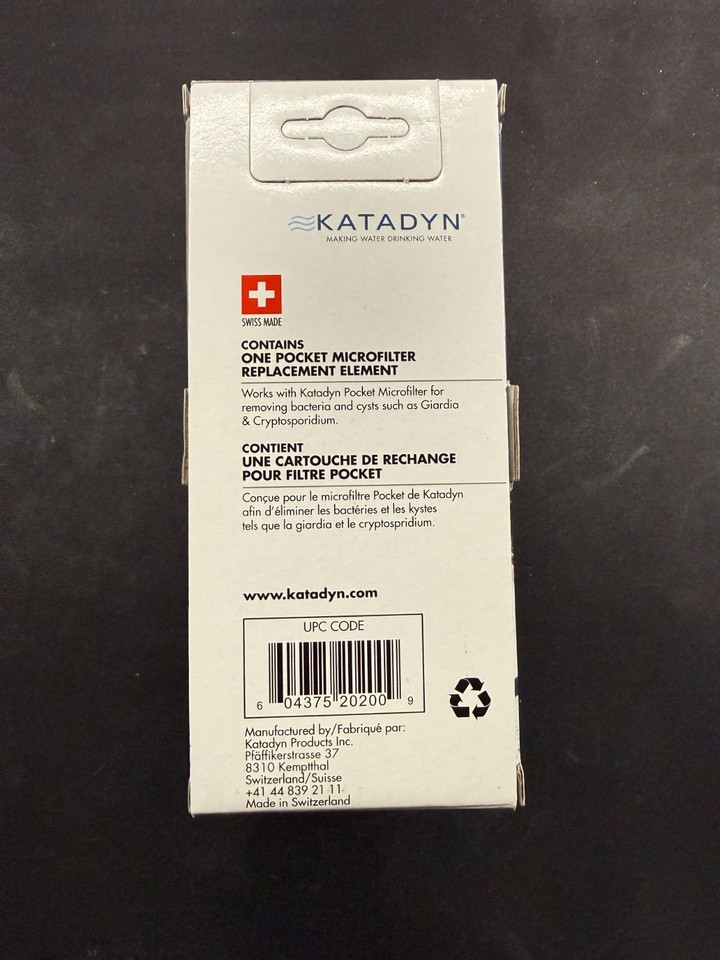Katadyn Pocket Ceramic Replacement Filter Microfilter Element. Swiss ...