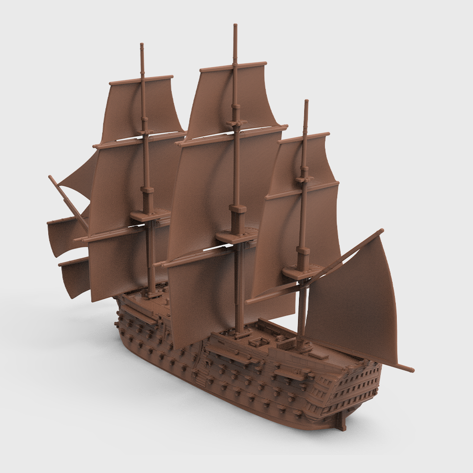 SSF2000002 1/2000Military Model Kit HMS Victory Sailing Battleship ...