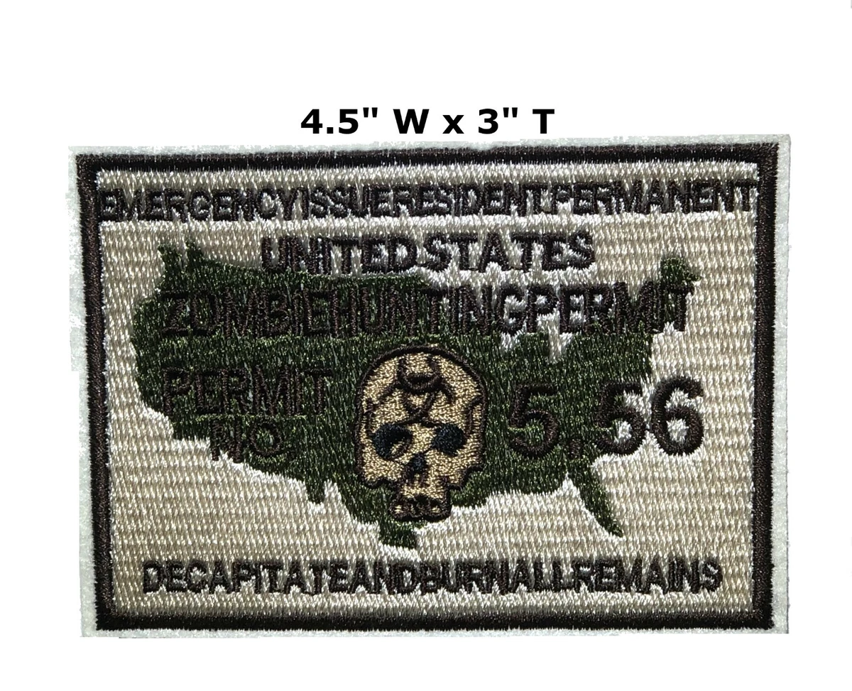 Zombie Hunter Badge